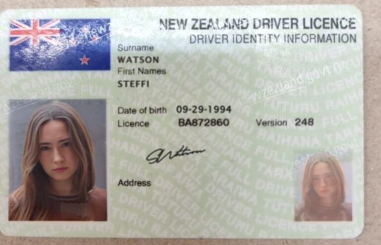 Buy a New Zealand Driving License | EU Document Pro
